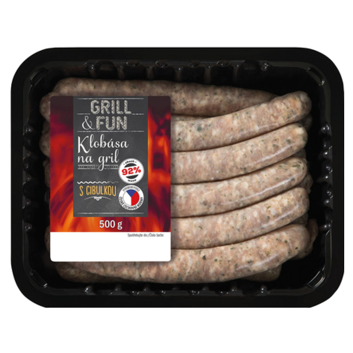 Klobása na gril s cibulkou Grill&Fun, Grill & Fun levně | Kupi.cz