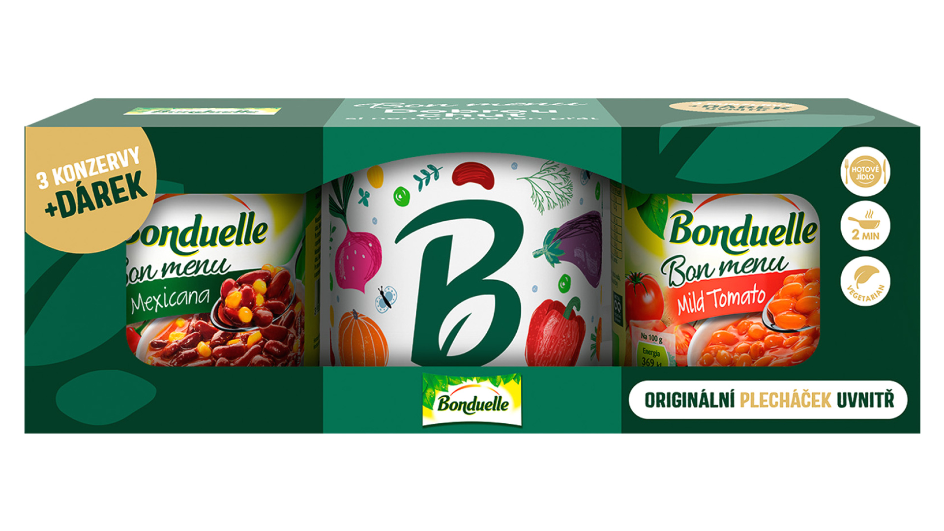 Konzervy Bon Menu Bonduelle - dárkové balení levně | Kupi.cz