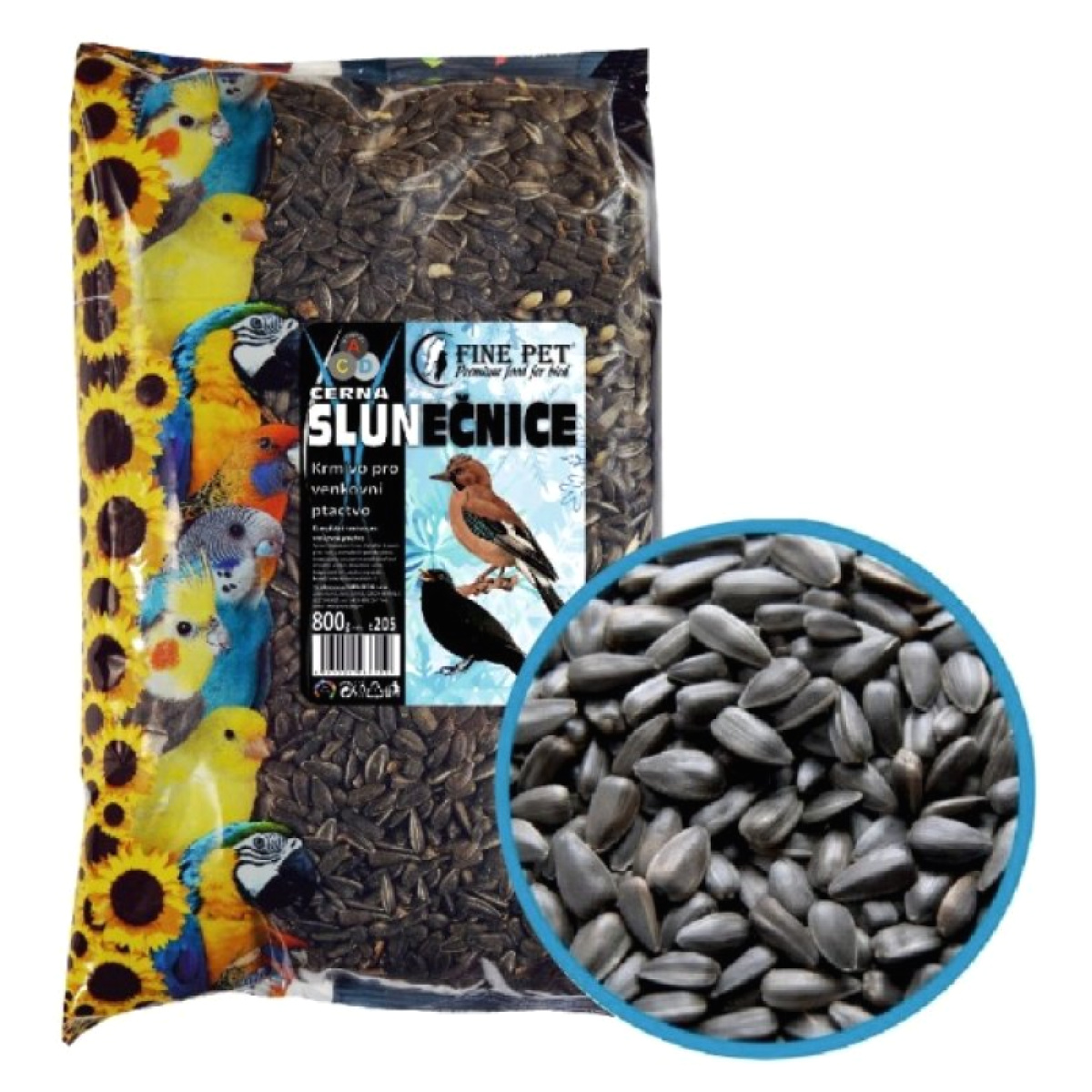 Krmivo pro ptáky slunečnice Fine Pet levně | Kupi.cz