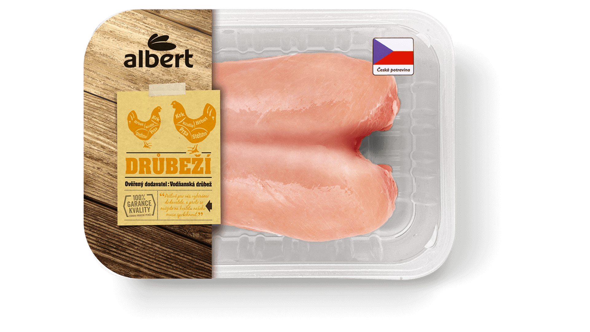 Kuřecí prsa s kostí Albert levně | Kupi.cz