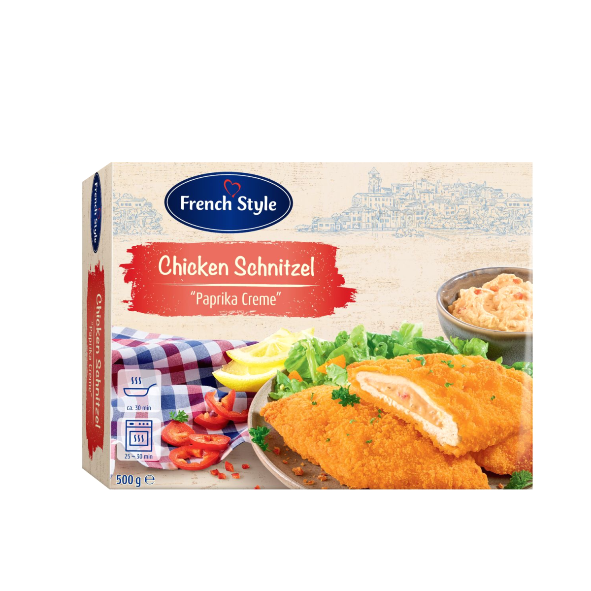 Kuřecí řízek plněný mražený French Style levně | Kupi.cz