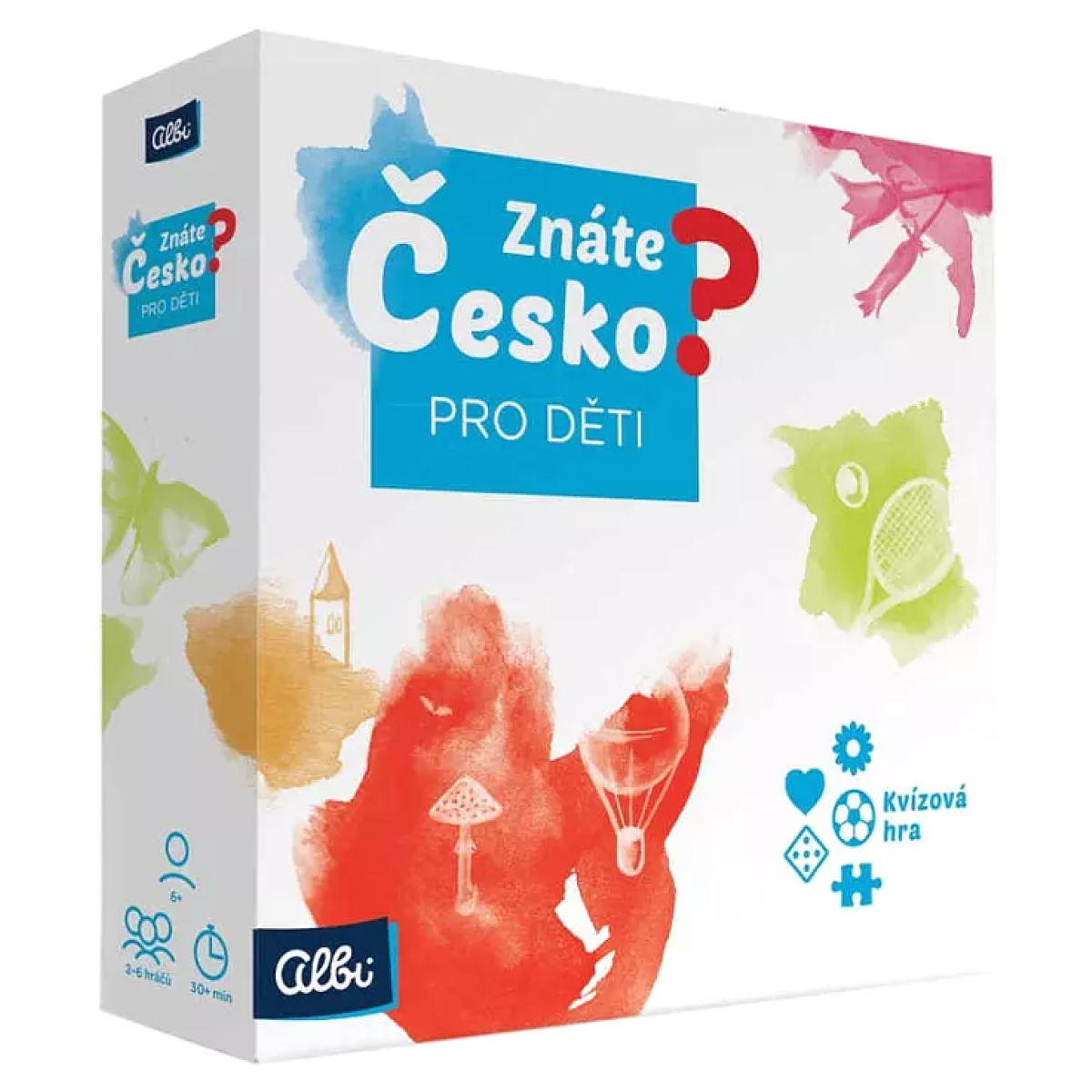 Kvízová hra pro děti Znáte Česko? Albi levně | Kupi.cz