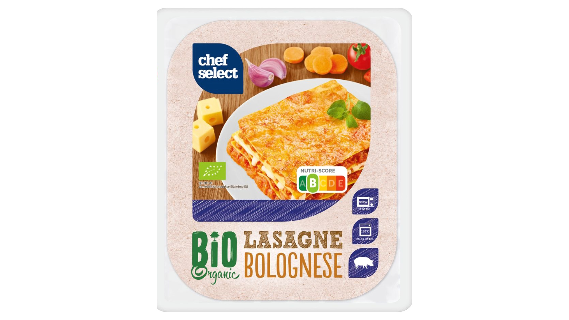 Lasagne boloňské bio Chef Select levně | Kupi.cz