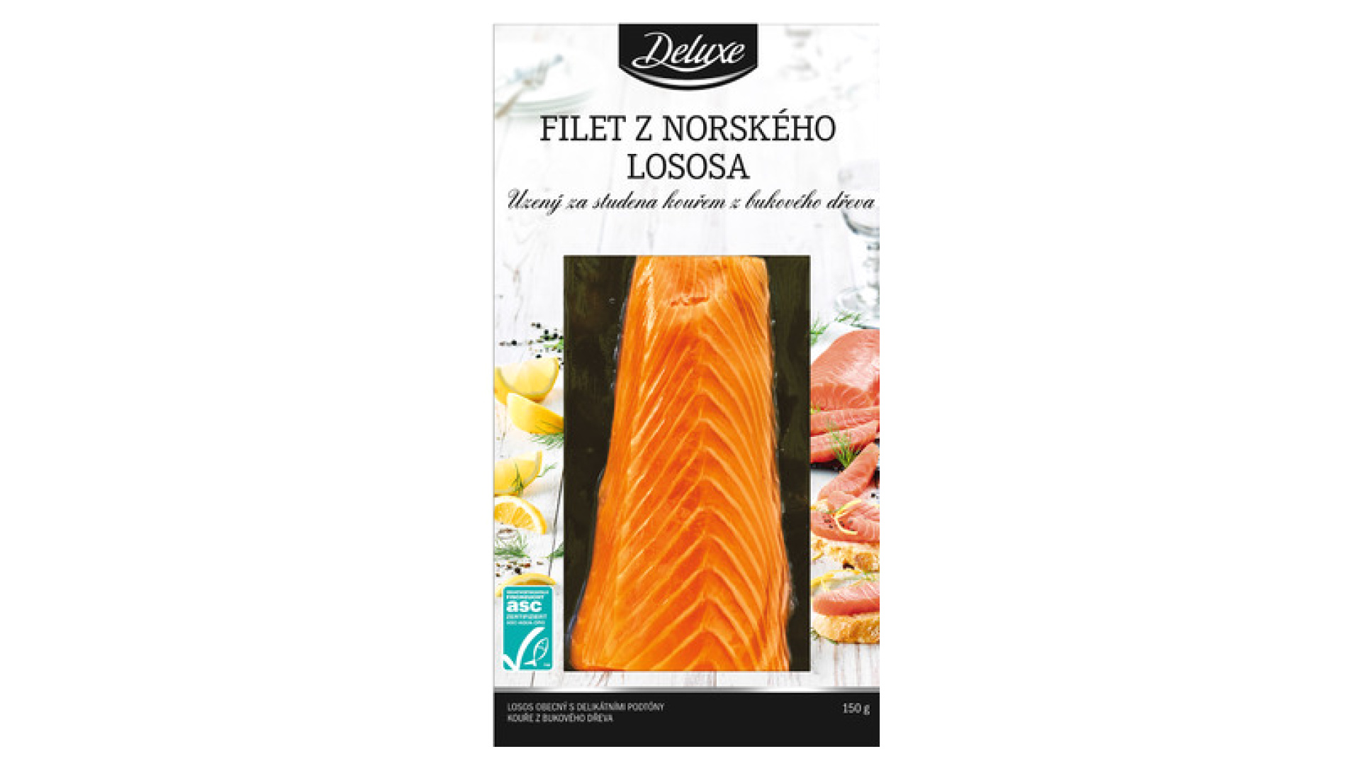 Losos filet norský uzený Deluxe levně | Kupi.cz