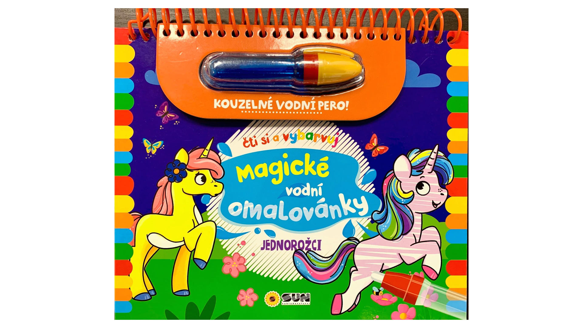 Magické vodní omalovánky, Nakladatelství Sun levně | Kupi.cz