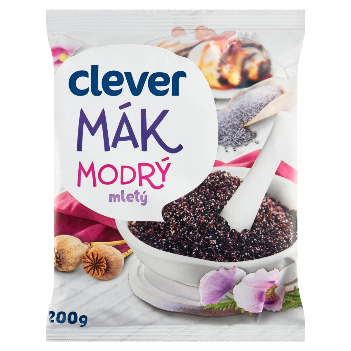 Mák modrý mletý Clever levně | Kupi.cz