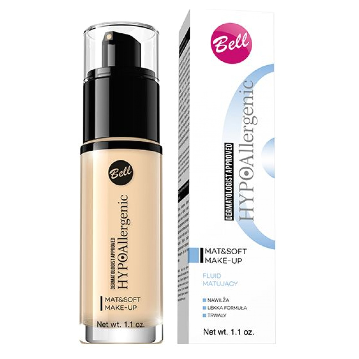Make-up Mat & Soft HYPOAllergenic Bell Cosmetics levně | Kupi.cz