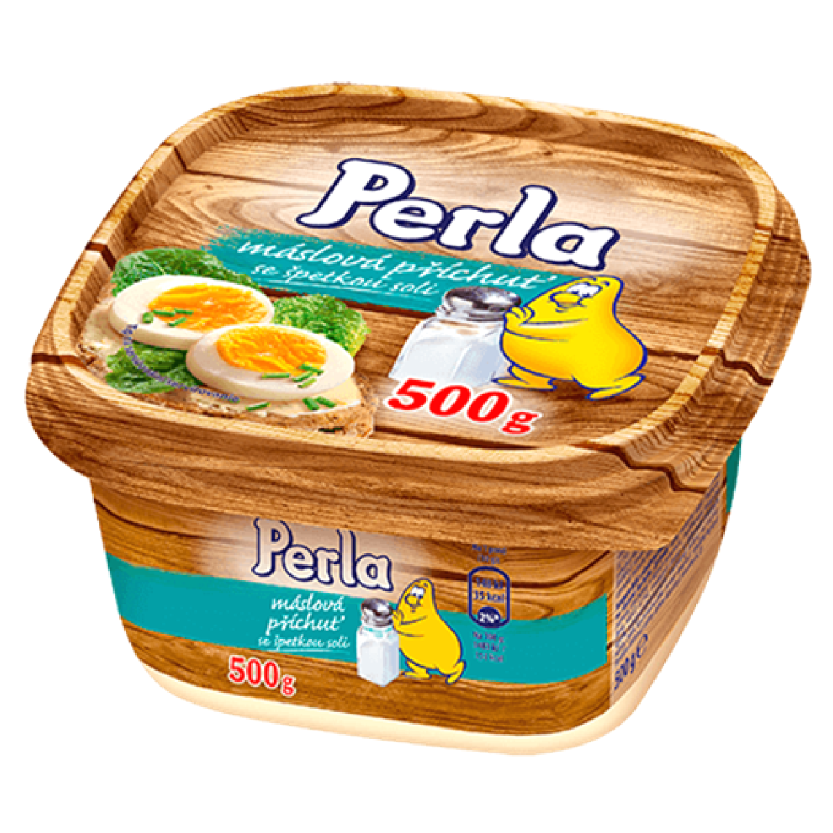 Margarín máslová příchuť se špetkou soli Perla levně | Kupi.cz