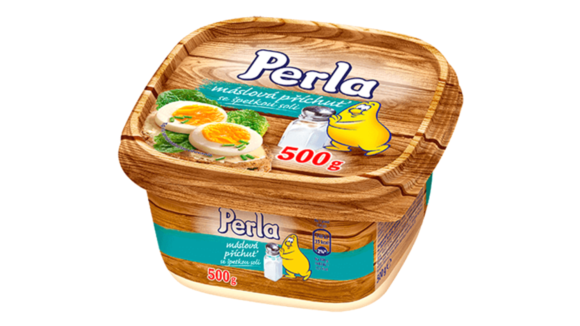 Margarín máslová příchuť se špetkou soli Perla levně | Kupi.cz