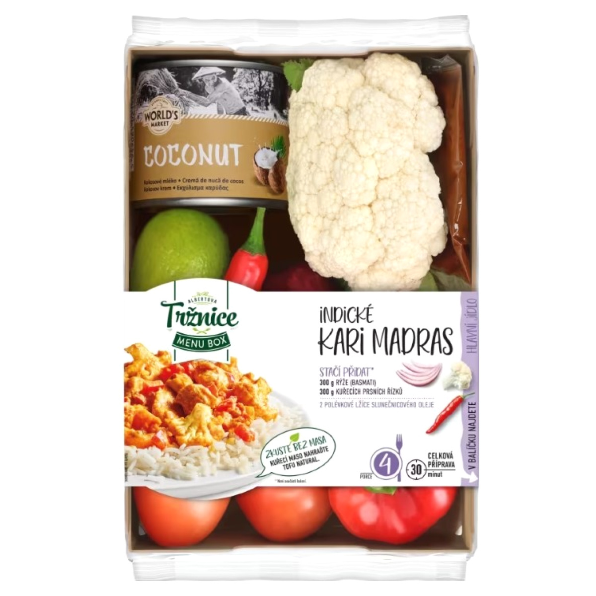 Menu box Indické kari Madras Albert v akci levně | Kupi.cz