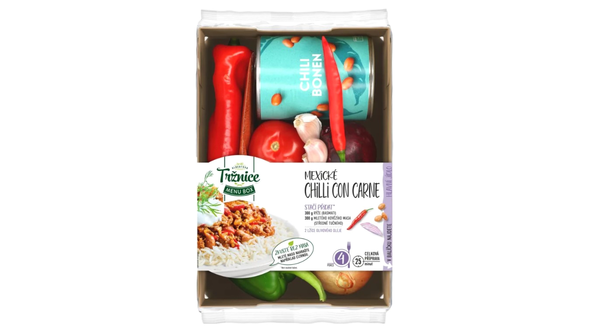 Menu box Mexické chilli con carne Albert levně | Kupi.cz