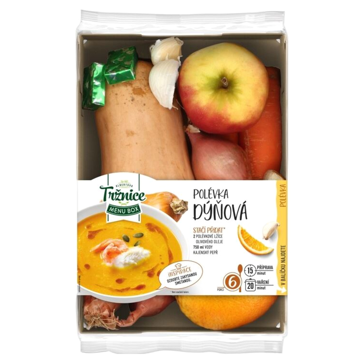 Menu box Polévka dýňová Albert levně | Kupi.cz