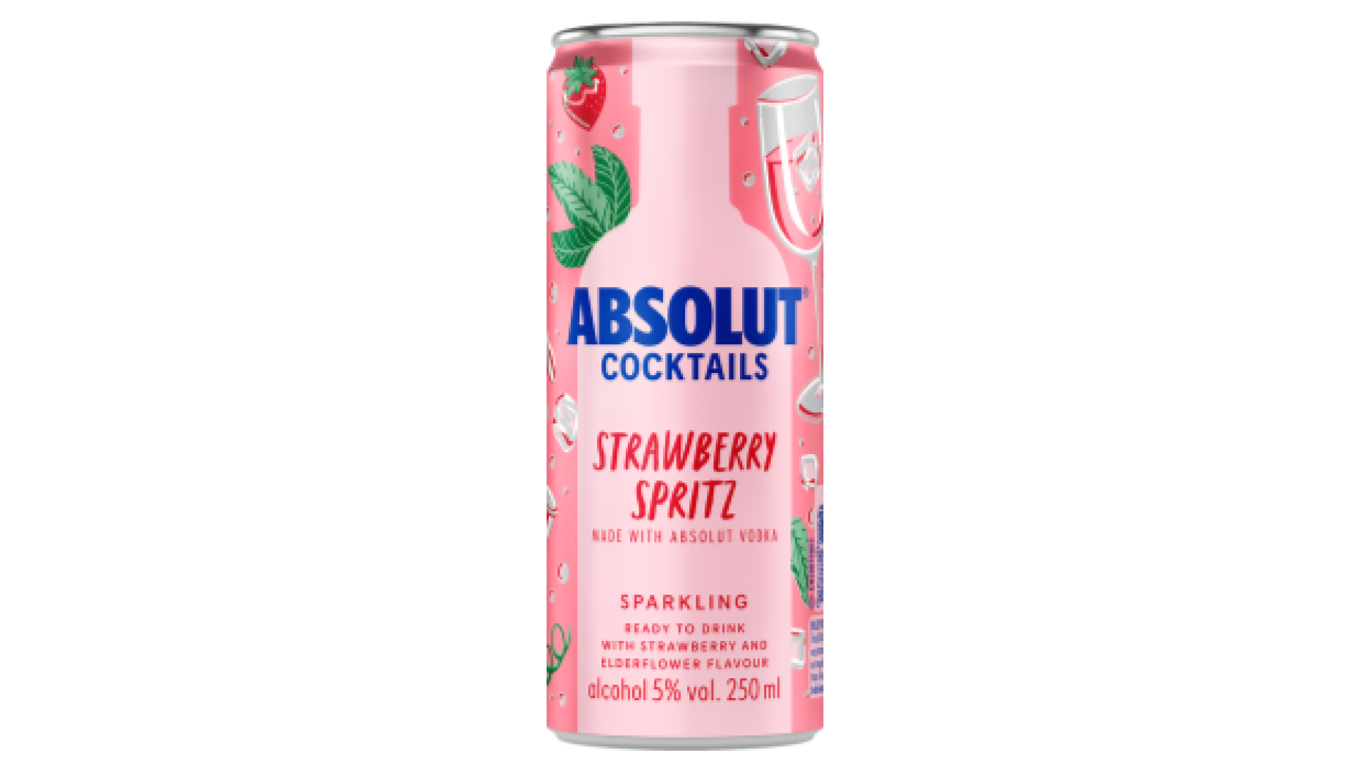 Míchaný nápoj Strawberry Spritz Absolut levně | Kupi.cz