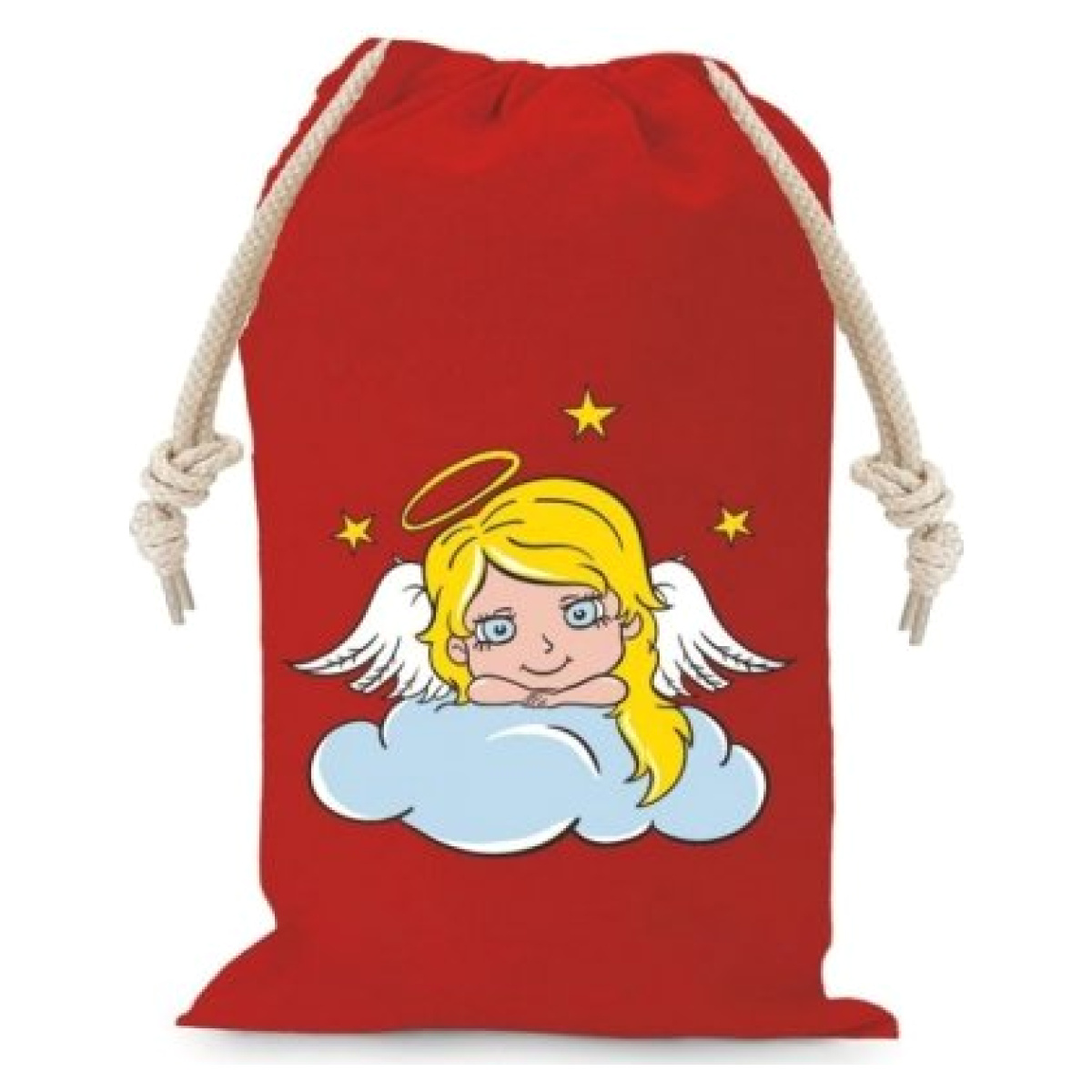 Mikulášský textilní pytlík levně | Kupi.cz