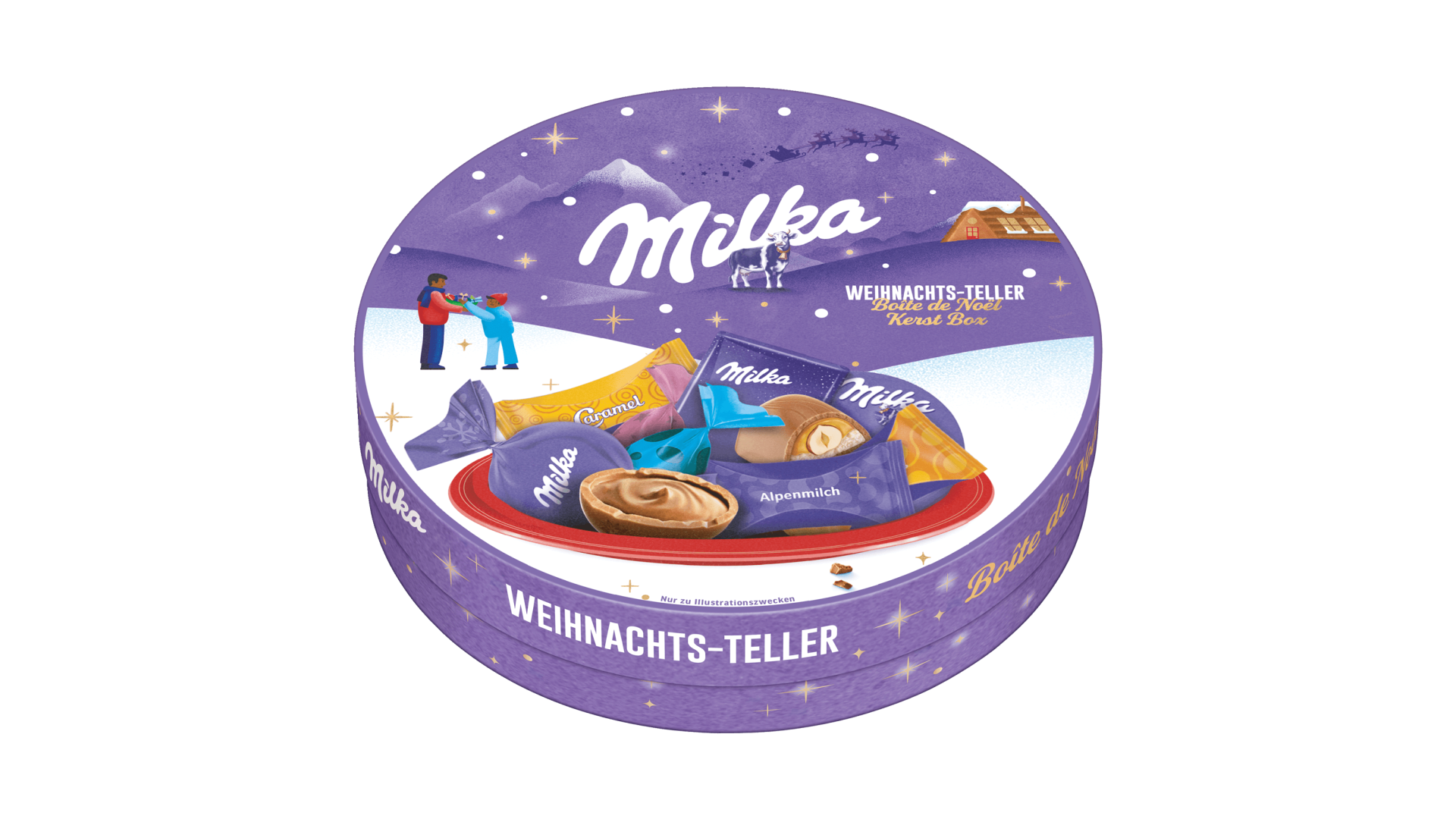 Mix sladkostí vánoční Milka - box levně | Kupi.cz