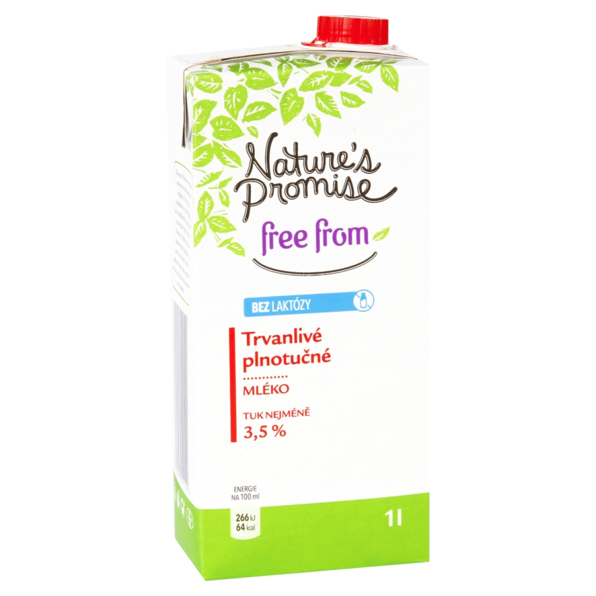 Mléko trvanlivé bez laktózy Free From Nature's Promise - 3,5% plnotučné ...