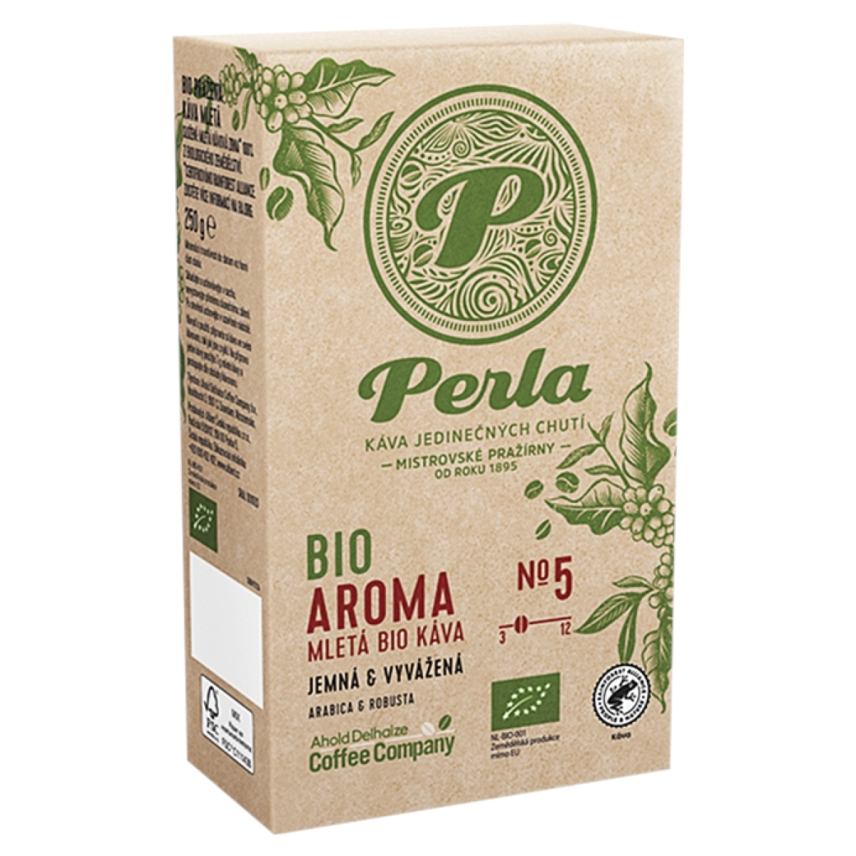Mletá káva bio Aroma AH Perla v akci levně | Kupi.cz