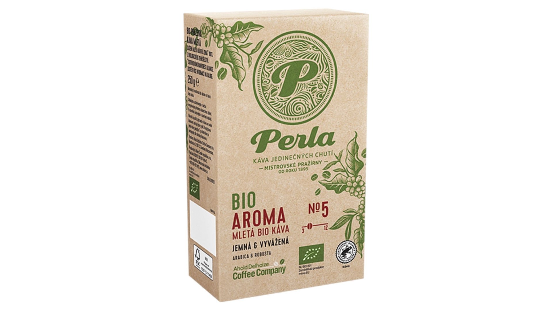 Mletá káva bio Aroma AH Perla v akci levně | Kupi.cz