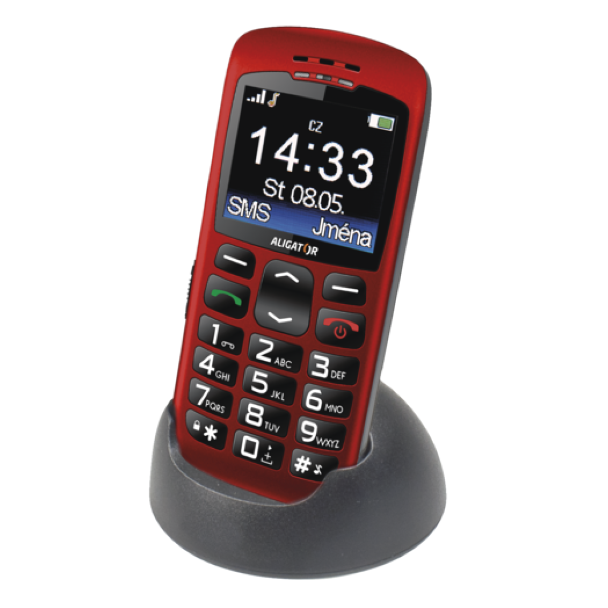 Mobilní telefon seniorský Aligator A670R v akci levně | Kupi.cz