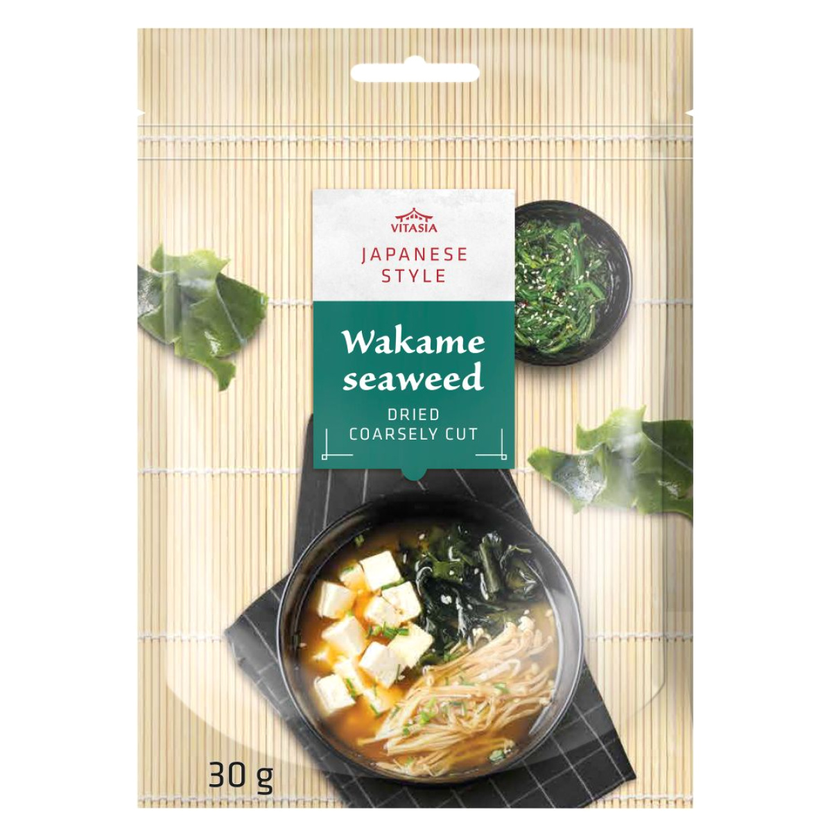 Mořské řasy sušené Wakame Japanese style Vitasia levně | Kupi.cz