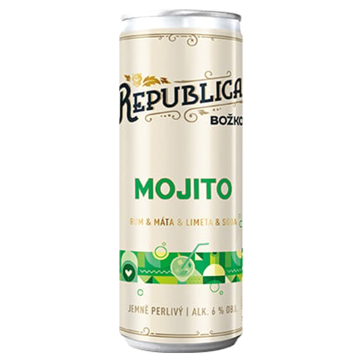 Nápoj míchaný Mojito Republica Božkov v akci levně | Kupi.cz