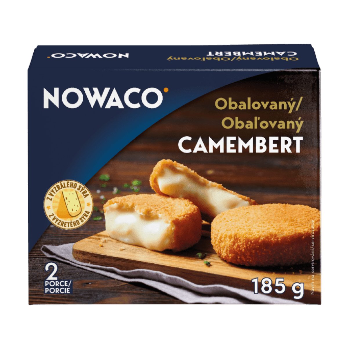Obalovaný sýr Camembert mražený Nowaco levně | Kupi.cz