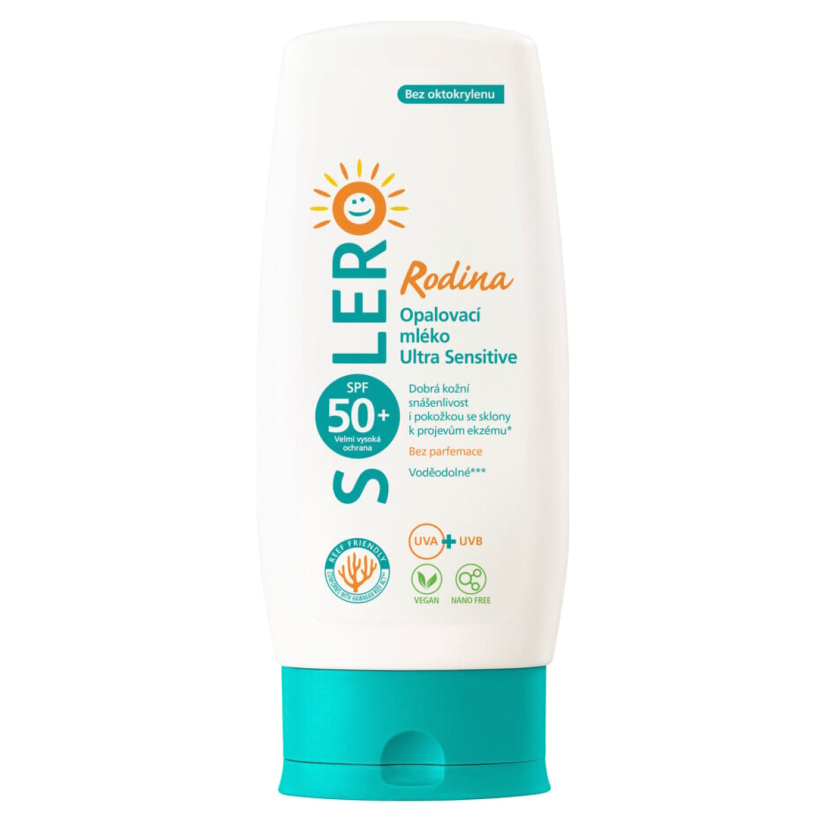 Opalovací mléko Sensitive Rodina SPF 50+ Solero levně | Kupi.cz