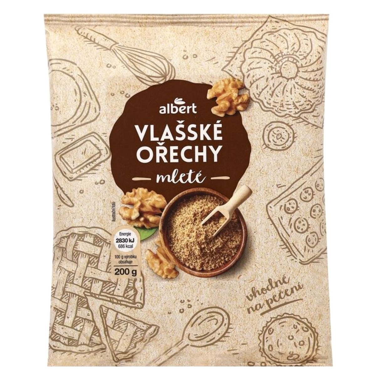 Ořechy vlašské mleté Albert levně | Kupi.cz