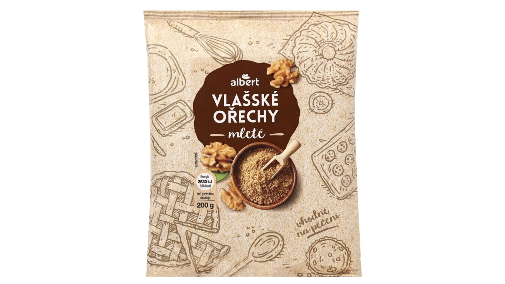 Ořechy vlašské mleté Albert levně | Kupi.cz