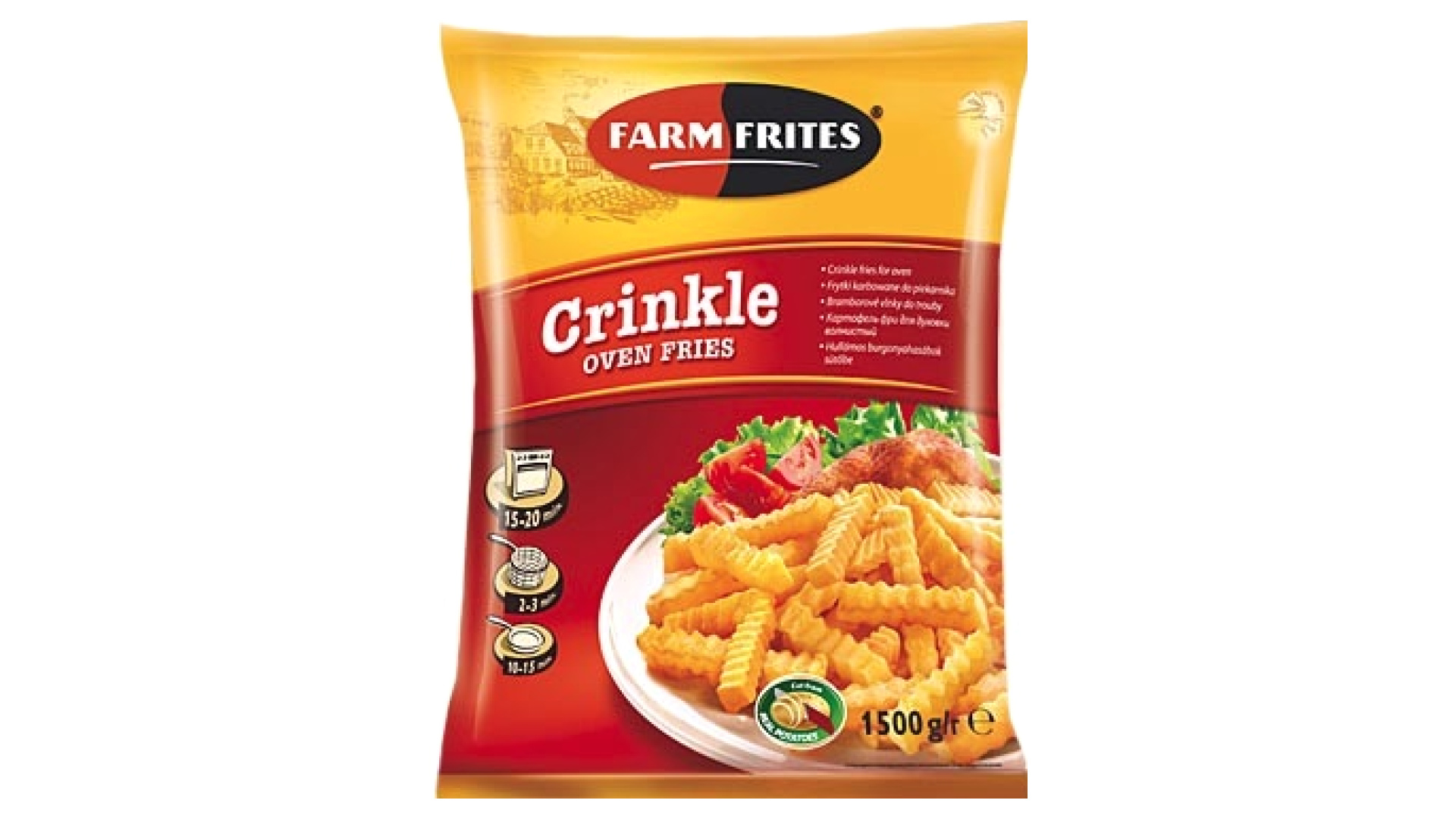 Hranolky vlnky mražené Oven Crincles Farm Frites levně | Kupi.cz