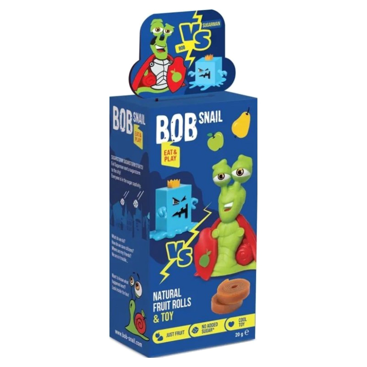 Ovocné pásky s hračkou Šnek BOB LLC Eco Snack levně | Kupi.cz