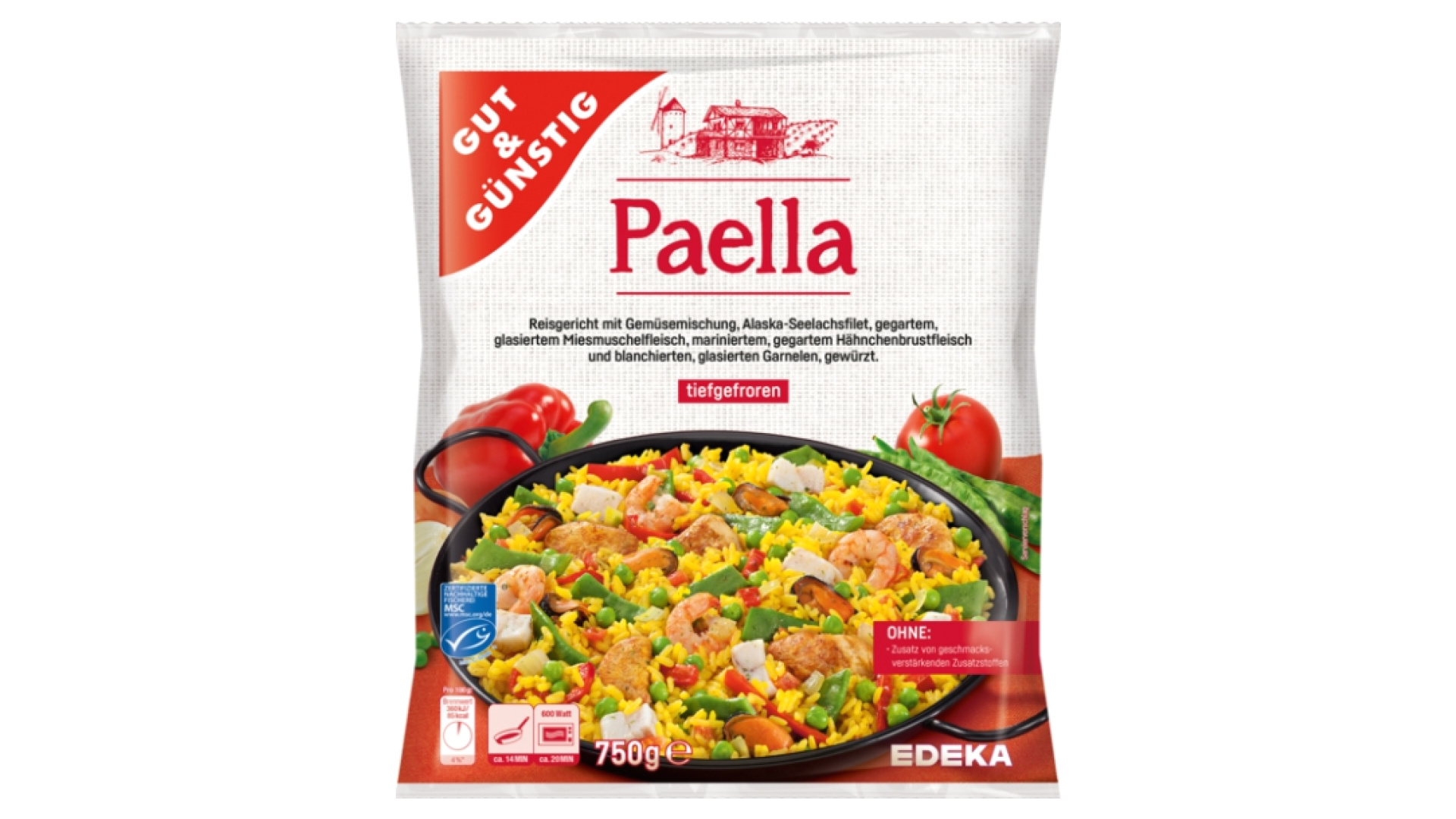 Paella mražená Gut&Günstig Edeka, Gut & Günstig levně | Kupi.cz