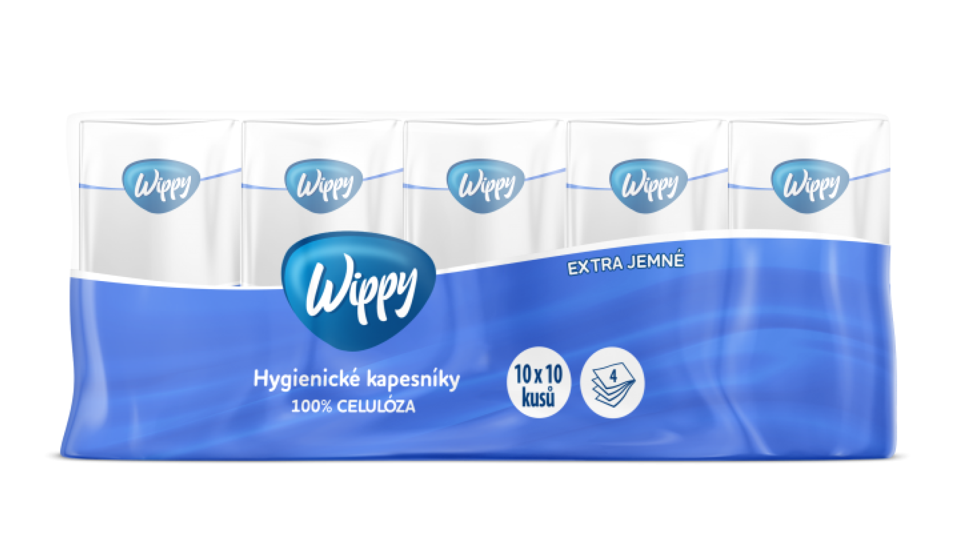 Papírové kapesníčky 4vrstvé Wippy levně | Kupi.cz