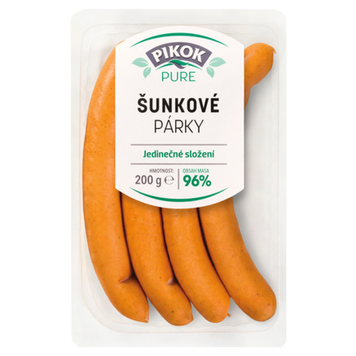 Párky šunkové Pure Pikok levně | Kupi.cz
