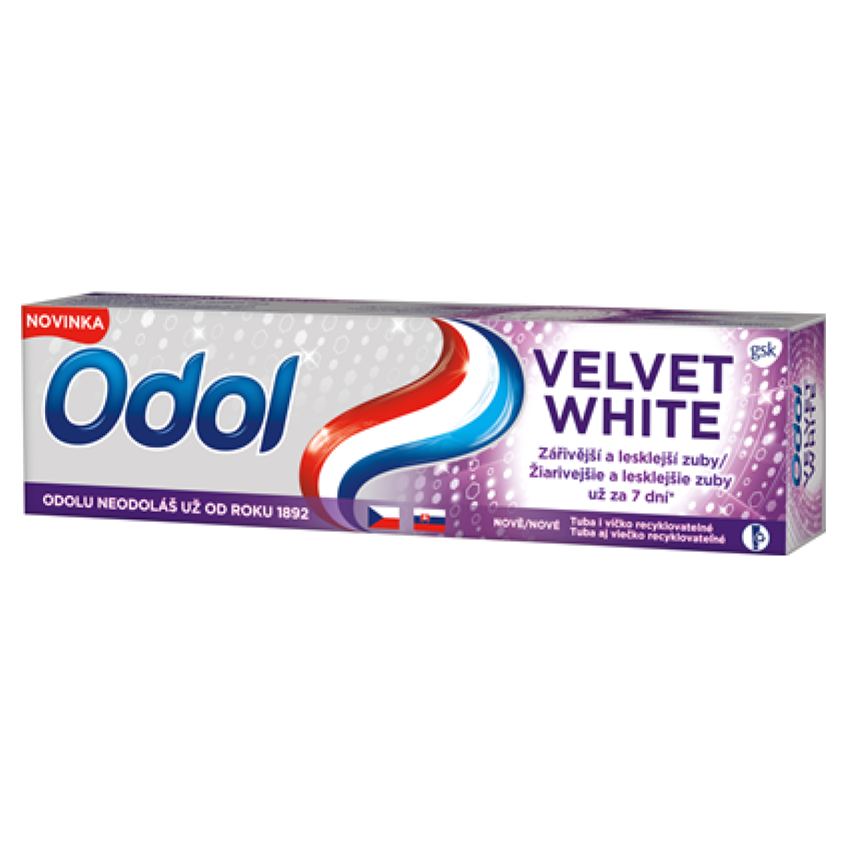 Pasta na zuby Velvet White Odol levně | Kupi.cz