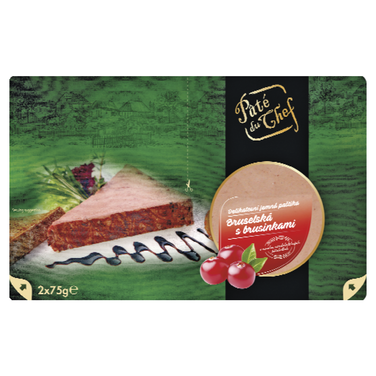 Paštika s brusinkami Paté du Chef, Pâté du Chef levně | Kupi.cz