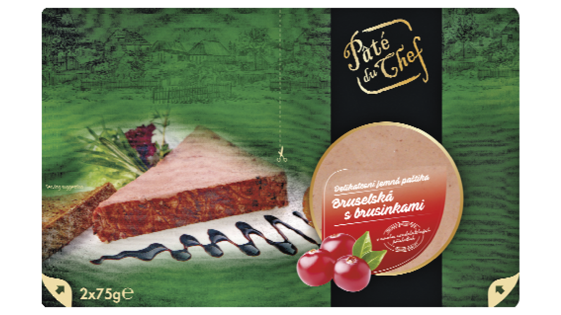Paštika s brusinkami Paté du Chef, Pâté du Chef levně | Kupi.cz