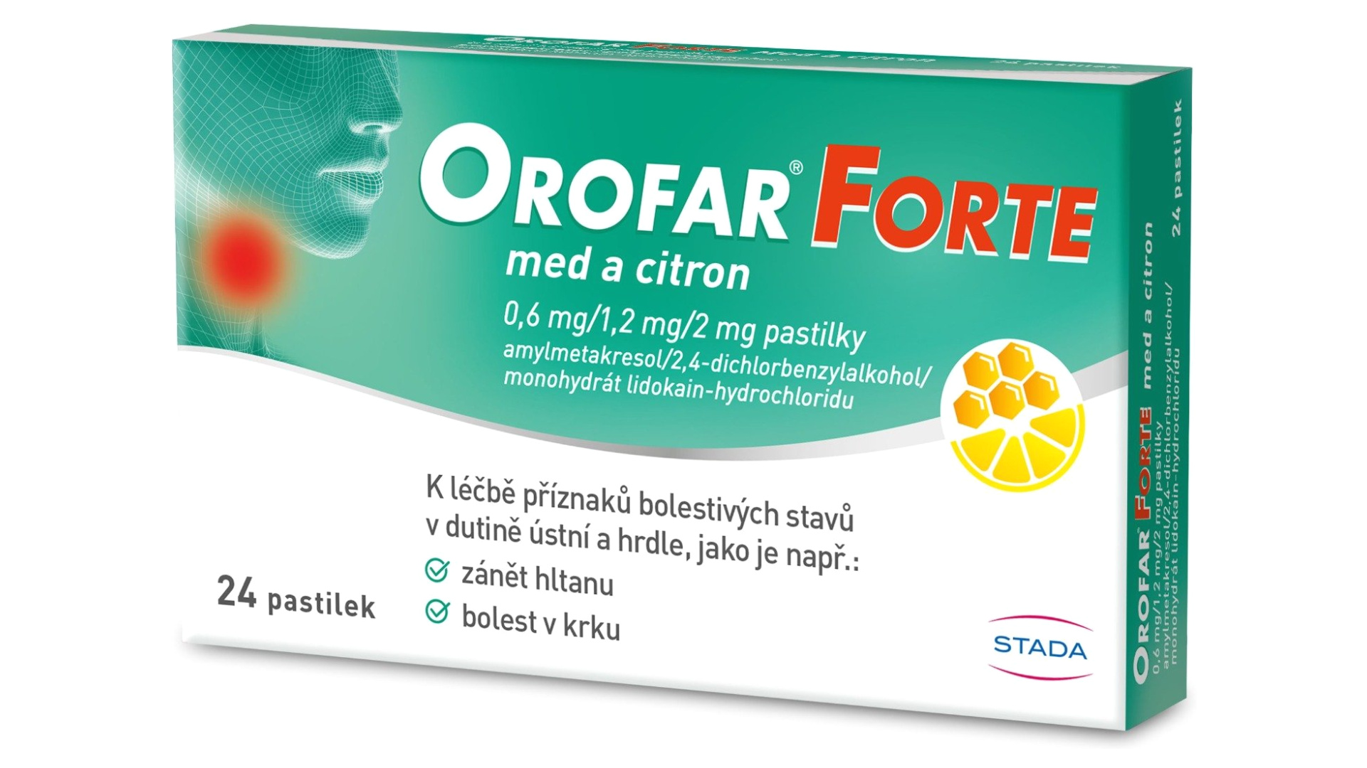 Pastilky proti bolesti v krku Orofar Forte, GlaxoSmithKline levně | Kupi.cz