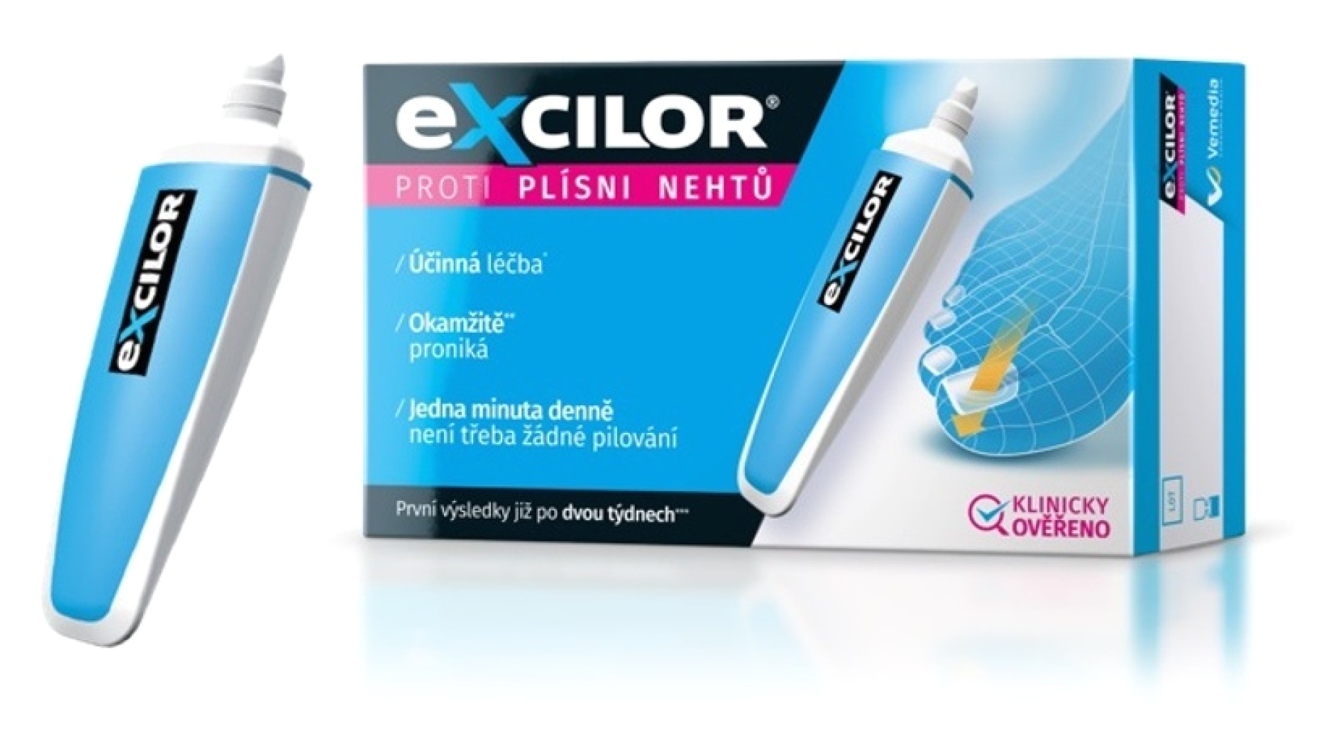 Pero na léčbu plísně nehtů Excilor levně | Kupi.cz
