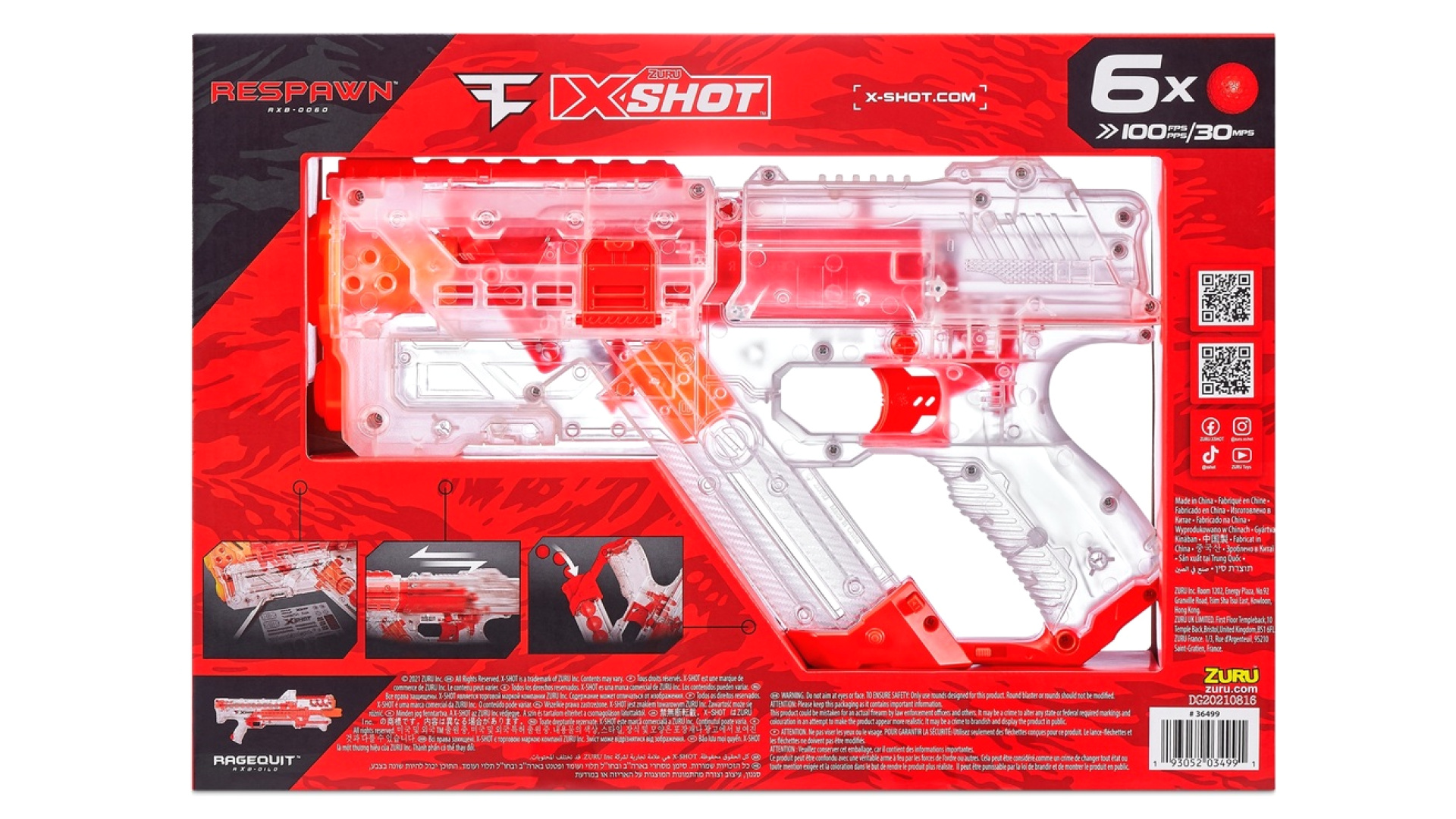 Pistole X-Shot Faze Respawn Zuru levně | Kupi.cz