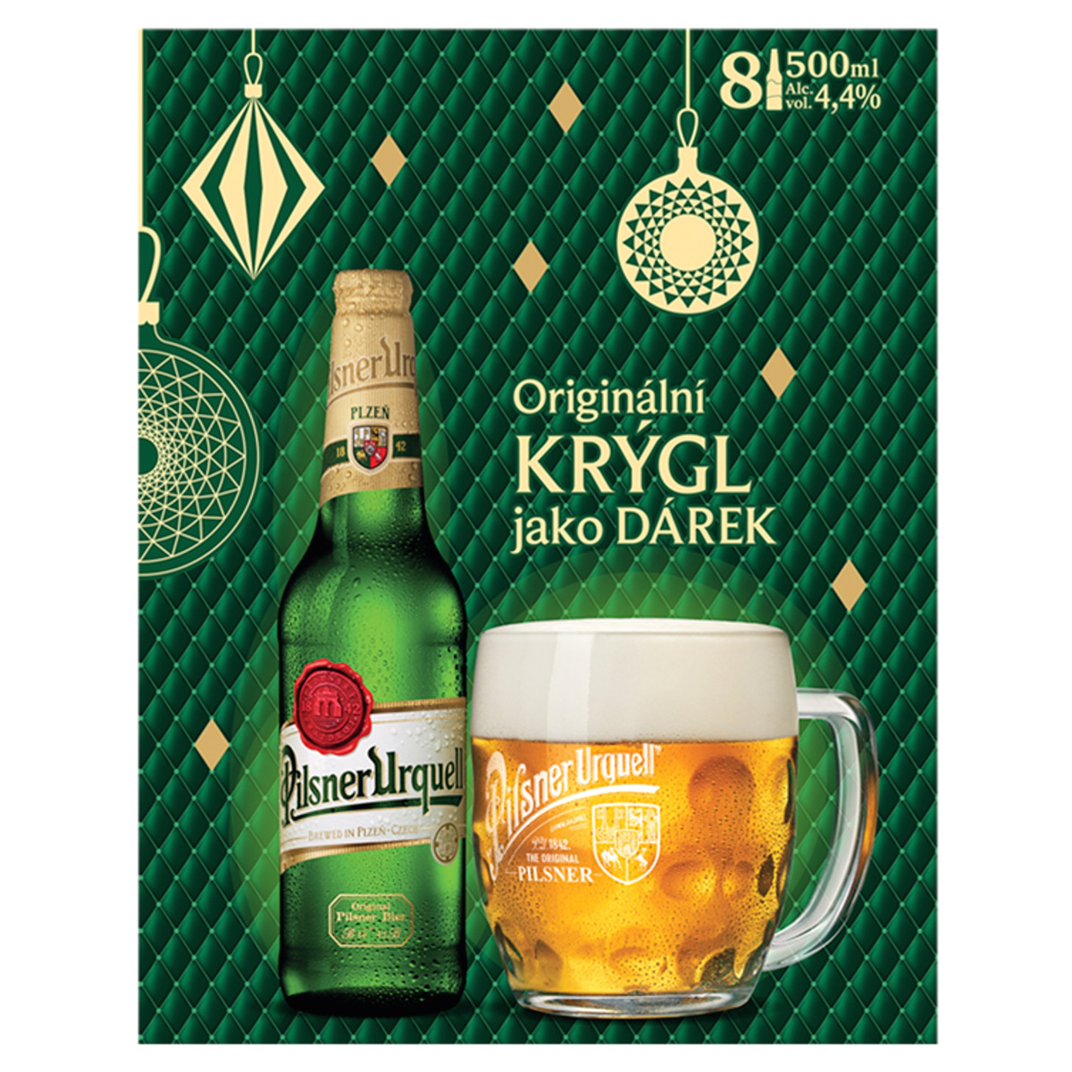 Pivo Pilsner Urquell - dárkové balení levně | Kupi.cz