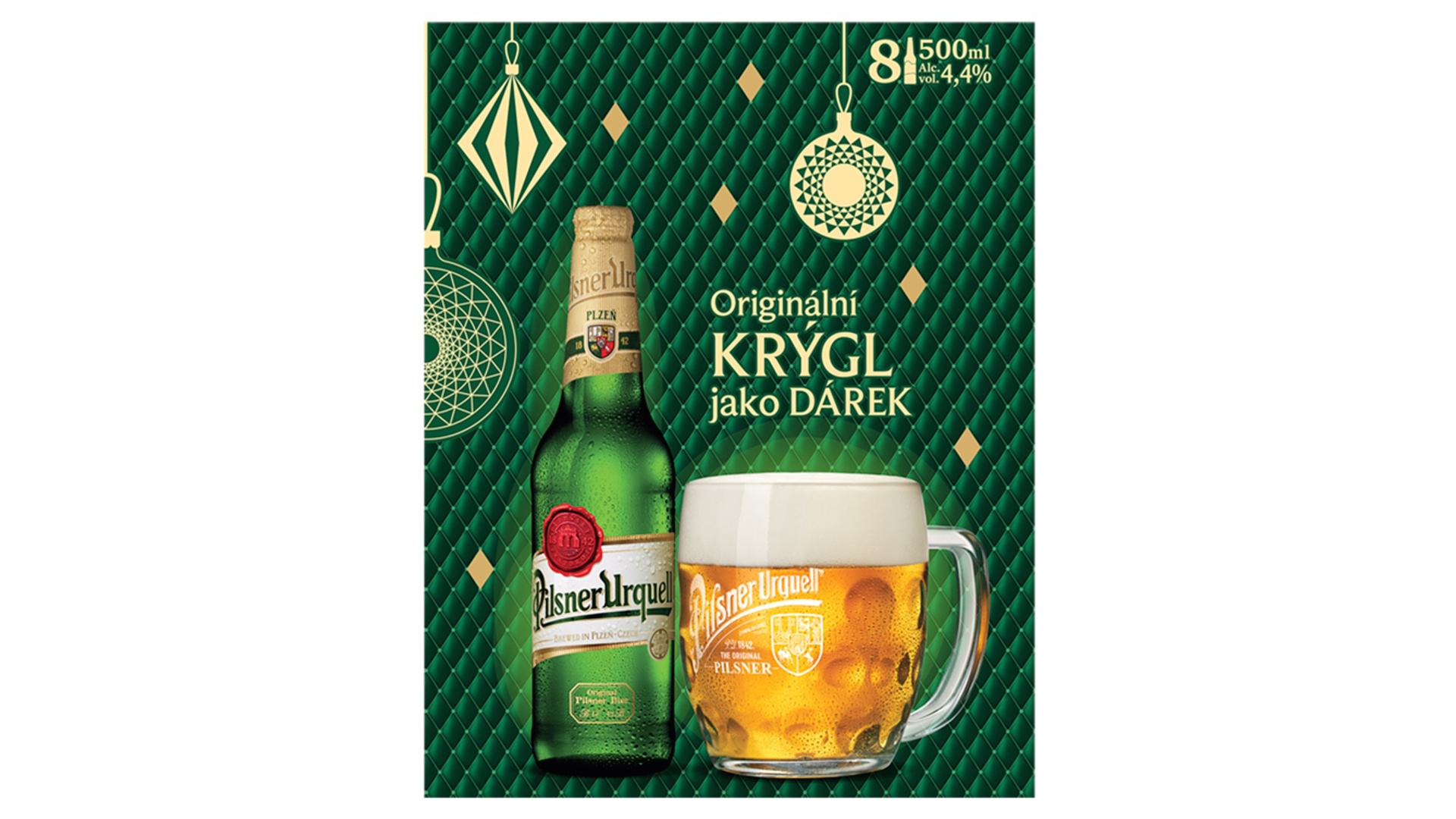 Pivo Pilsner Urquell - dárkové balení levně | Kupi.cz