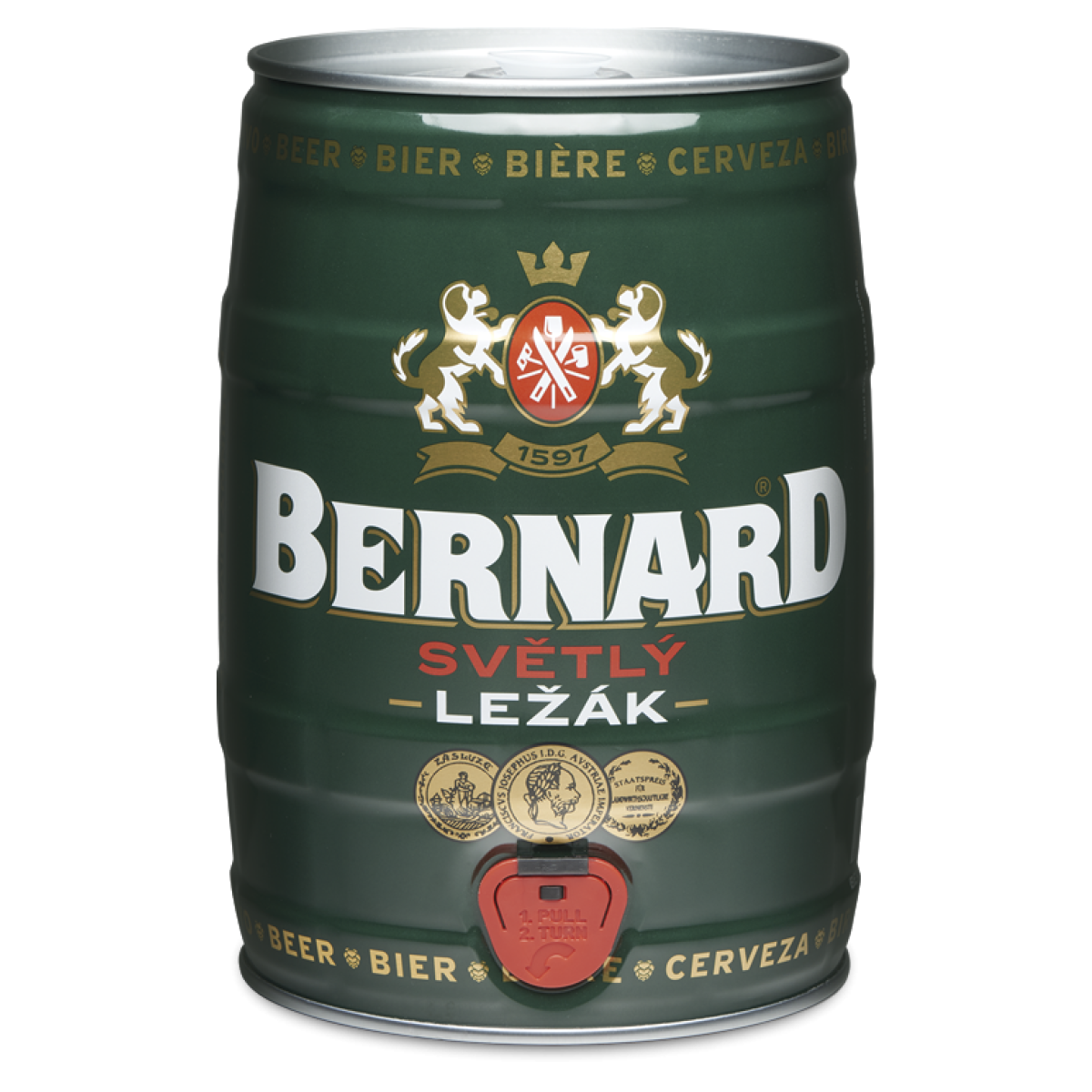 Pivo Světlý Ležák Bernard Soudek Levně Kupicz