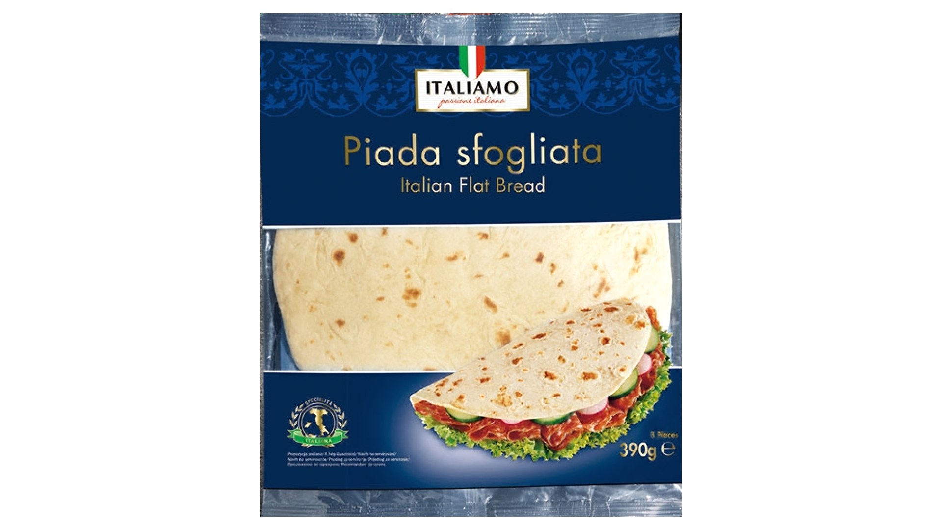 Placky Piada Sfogliata Italiamo levně | Kupi.cz