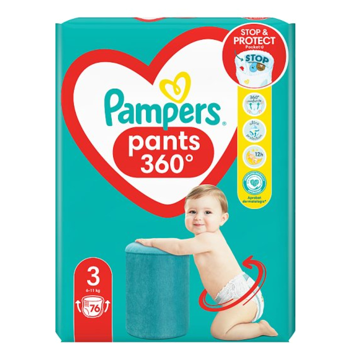 Pleny dětské Pampers Pants 360° levně | Kupi.cz