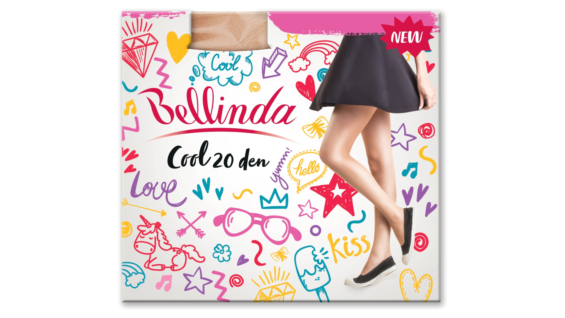 Dámské silonové punčocháče Cool Bellinda levně | Kupi.cz