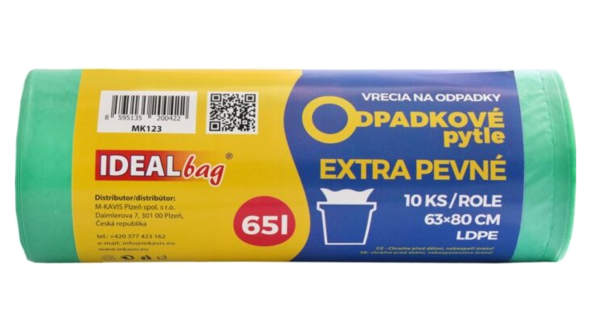 Pytle na odpadky 65 l Ideal bag M-Kavis levně | Kupi.cz