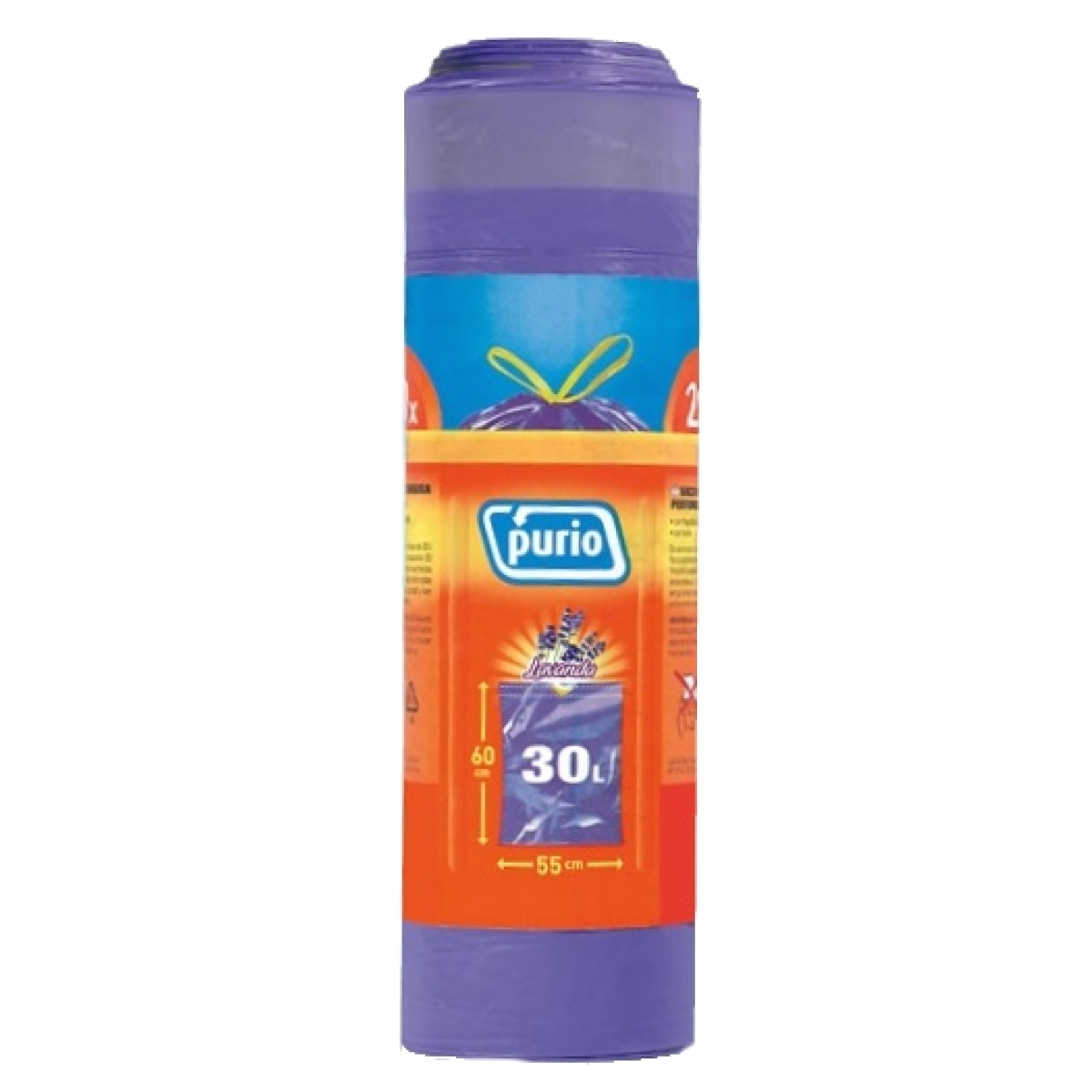 Zatahovací pytle na odpadky s vůní 30 l Purio levně | Kupi.cz