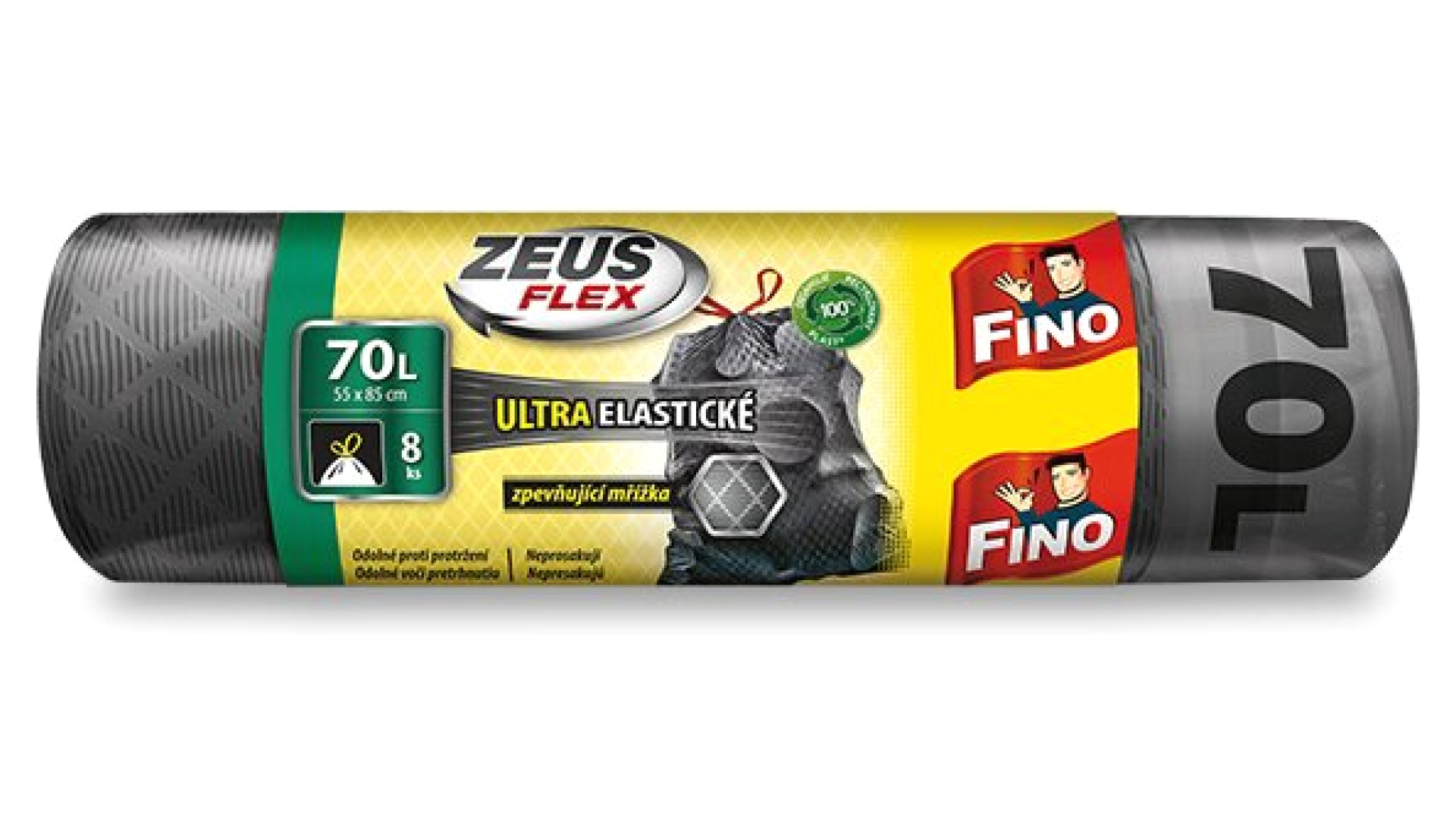 Zatahovací pytle na odpadky Zeus Flex 70 l Fino v akci levně | Kupi.cz