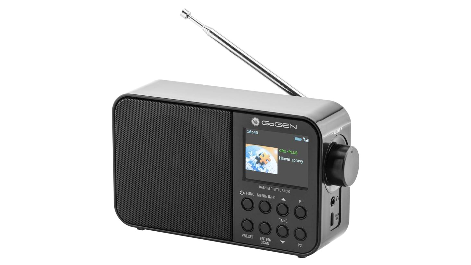 Radiopřijímač DAB+ GoGEN DAB 500 BT C levně | Kupi.cz